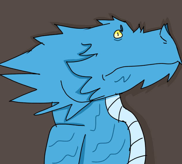 Lightning the lizard - ibisPaint