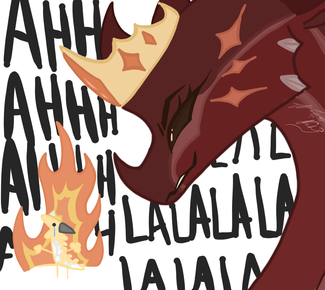 Burn the queen burn the queen! - ibisPaint