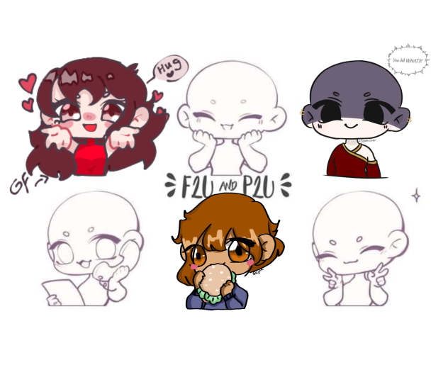 Chibi collab thing - ibisPaint