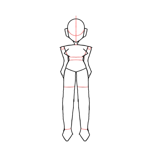How I draw bodies - ibisPaint