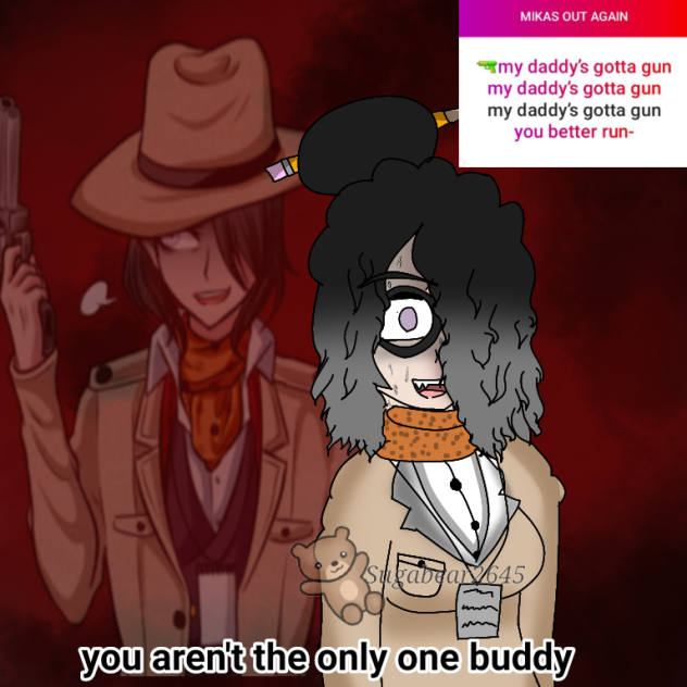 her daddys got a gun 🤣 - ibisPaint