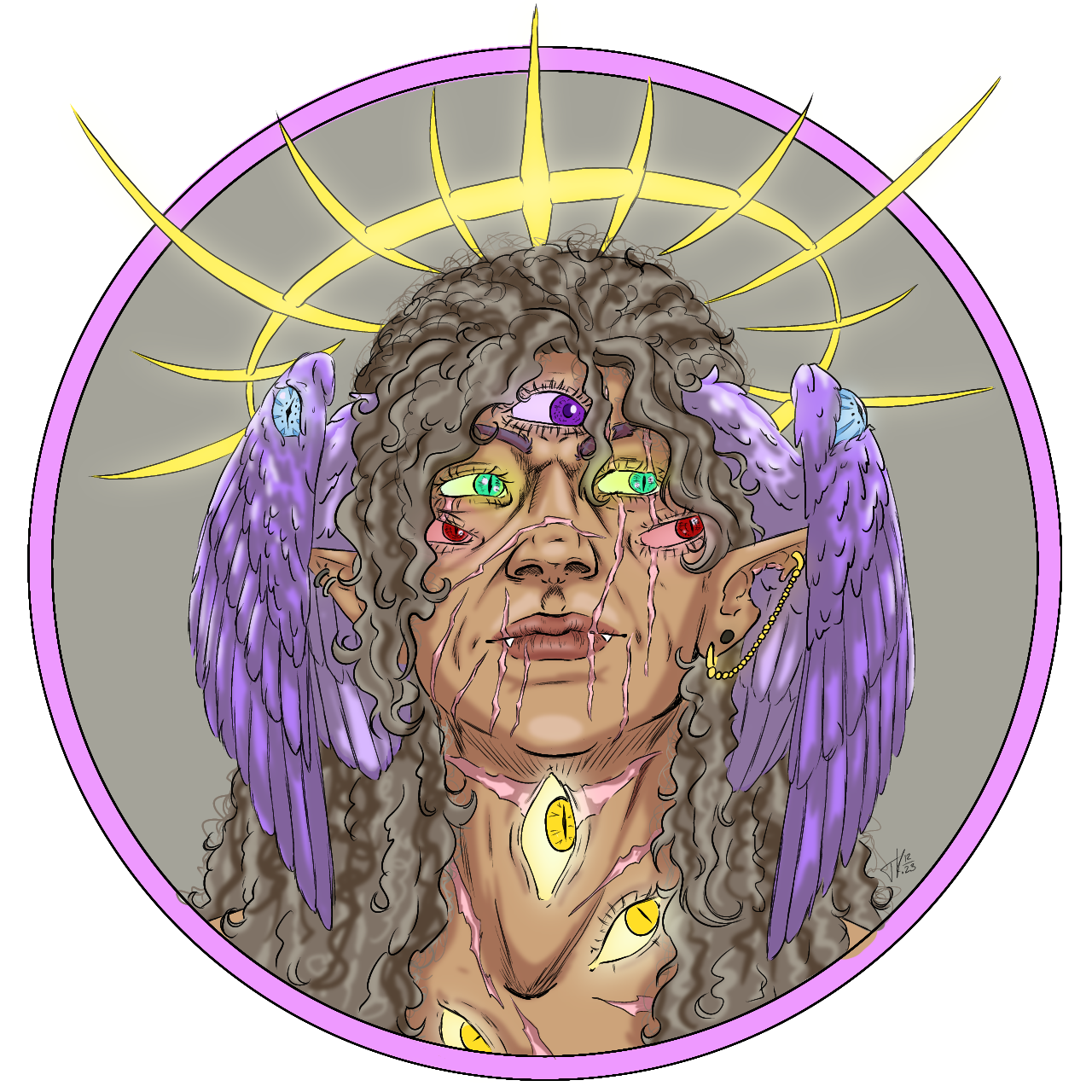 Token the Angel - ibisPaint