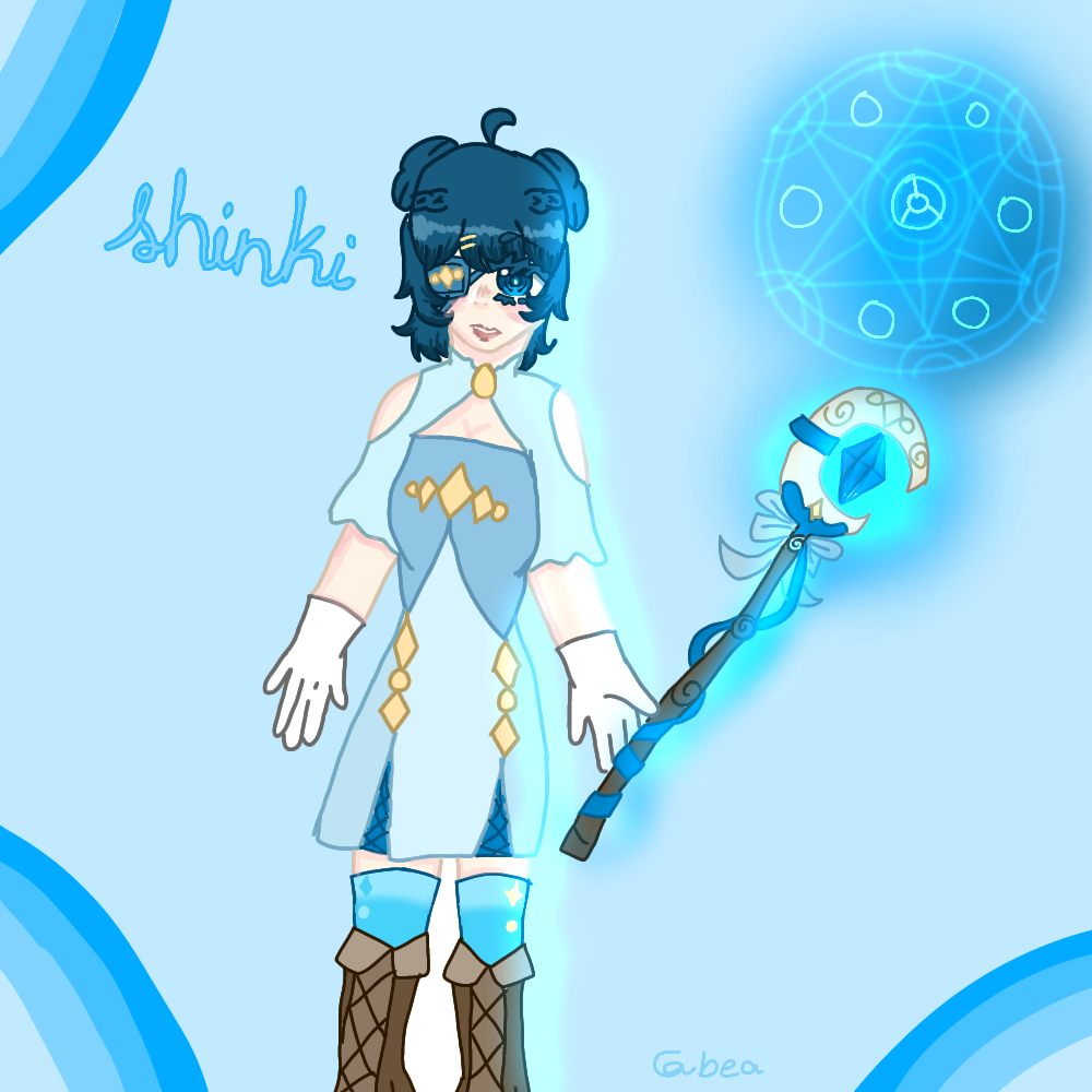 spirit user mage - ibisPaint
