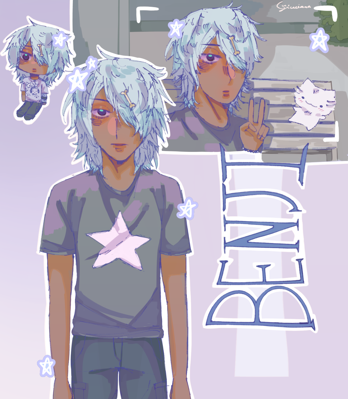 1st place Dtiys prize. (Vix’s oc) - ibisPaint