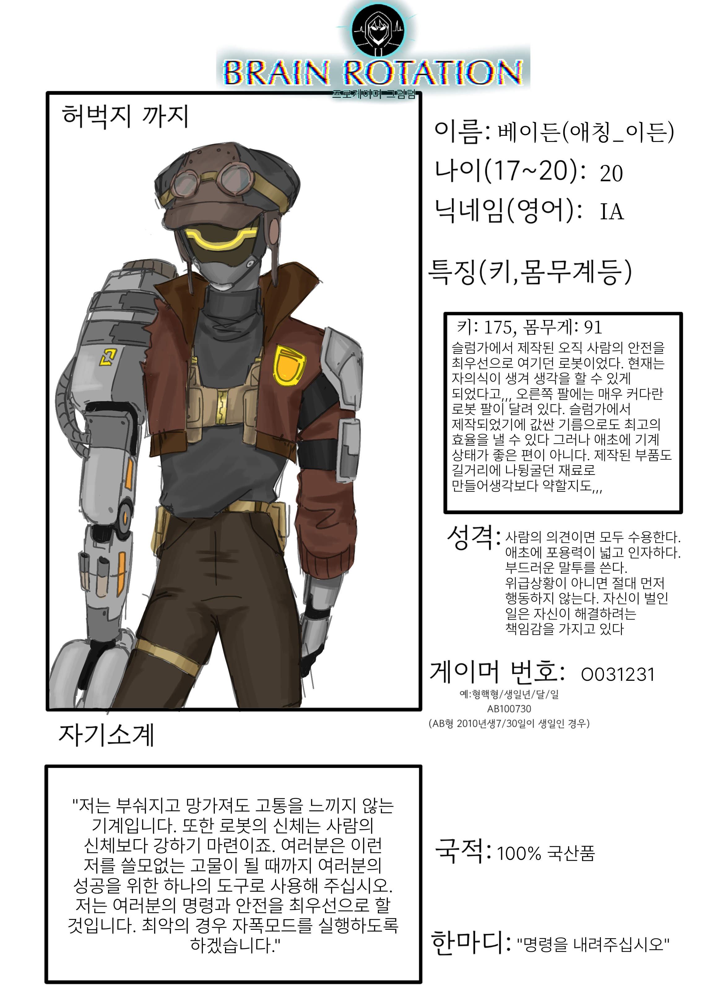 brain rotation 그림팀 제출! - ibisPaint