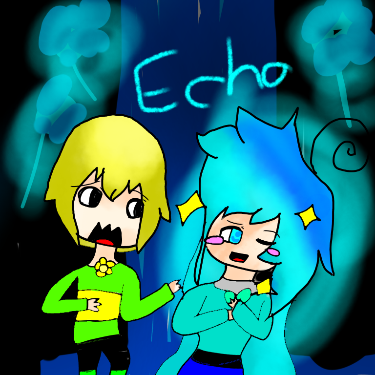 Flowey X Echo Speedpaint - ibisPaint