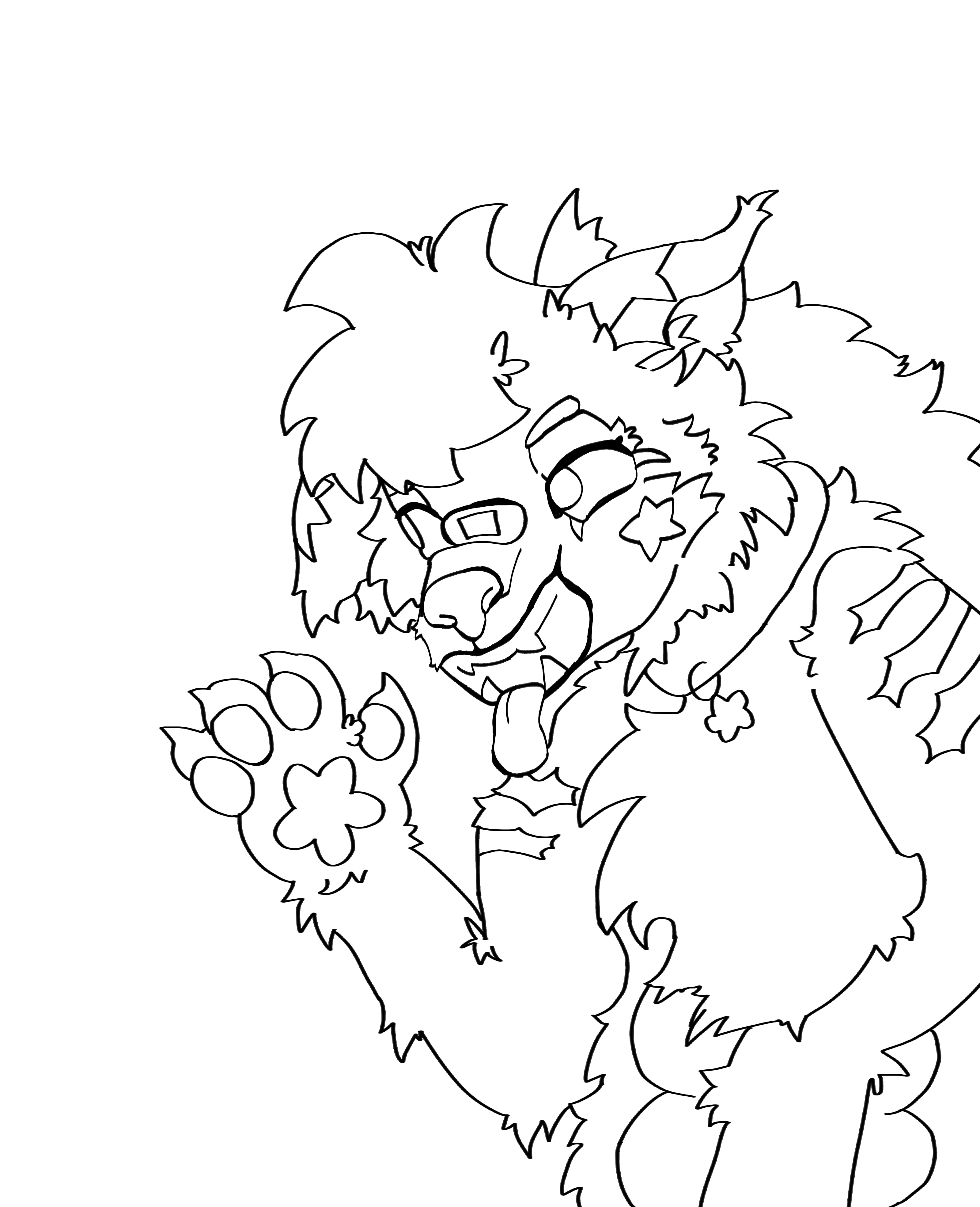 COLORING PAGE AND WIP - ibisPaint