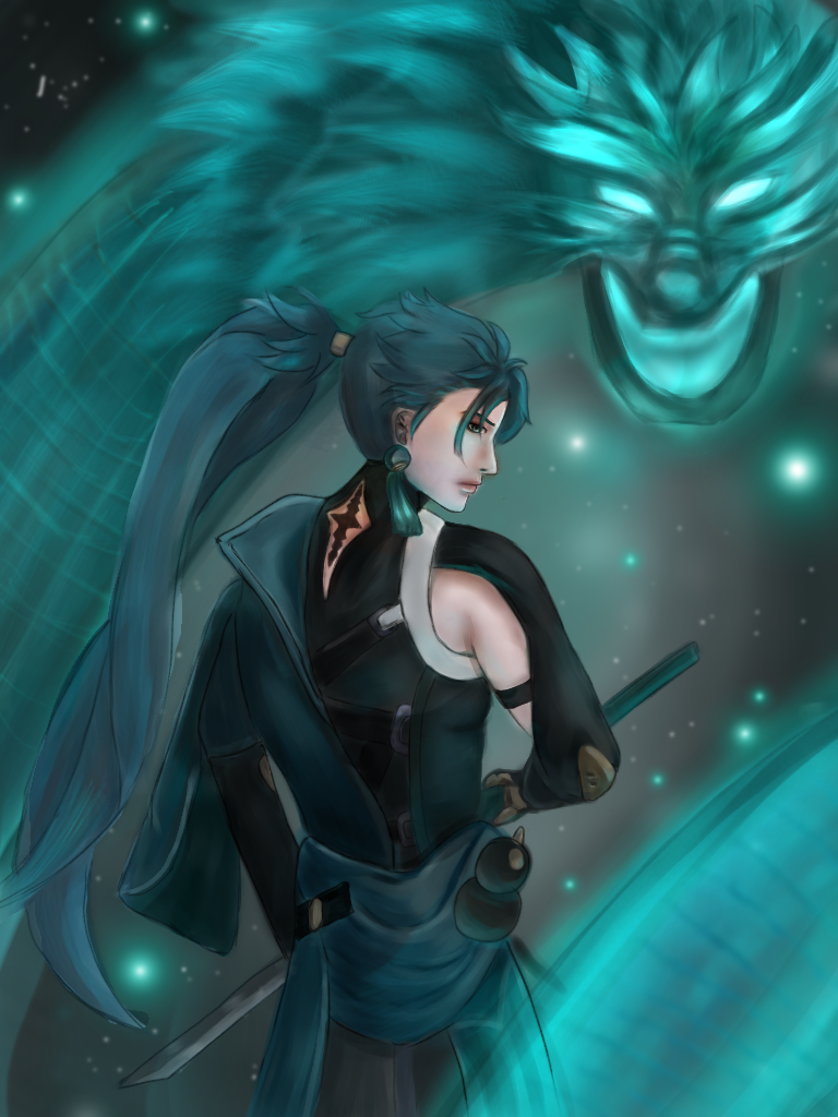 jiyan more like cyan - ibisPaint