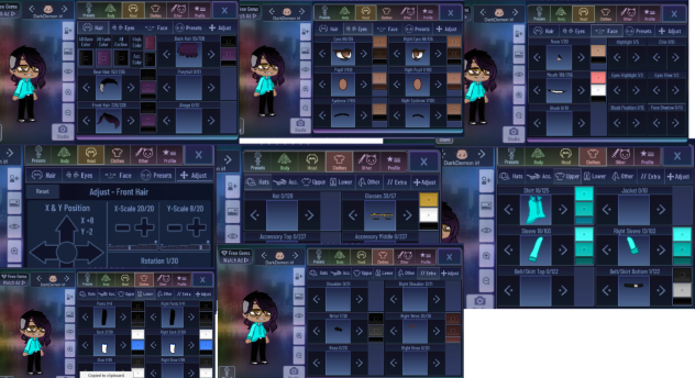 Gacha Club character sheet - ibisPaint