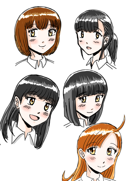Practice Drawing girl - ibisPaint