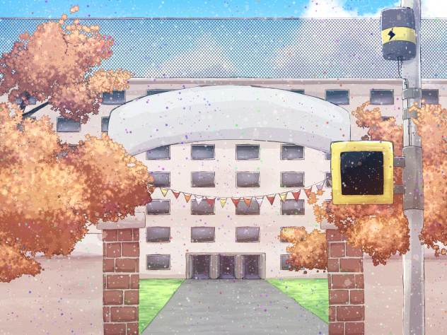 School Entrance Background - ibisPaint