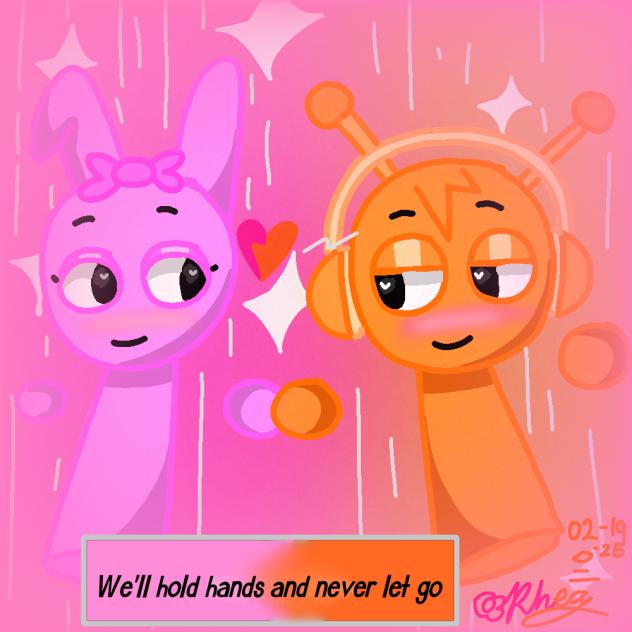 -(Pinki x Oren)- 🩷🧡 - ibisPaint