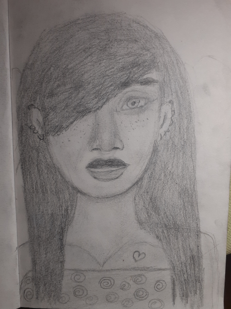 random girl i drawed - ibisPaint