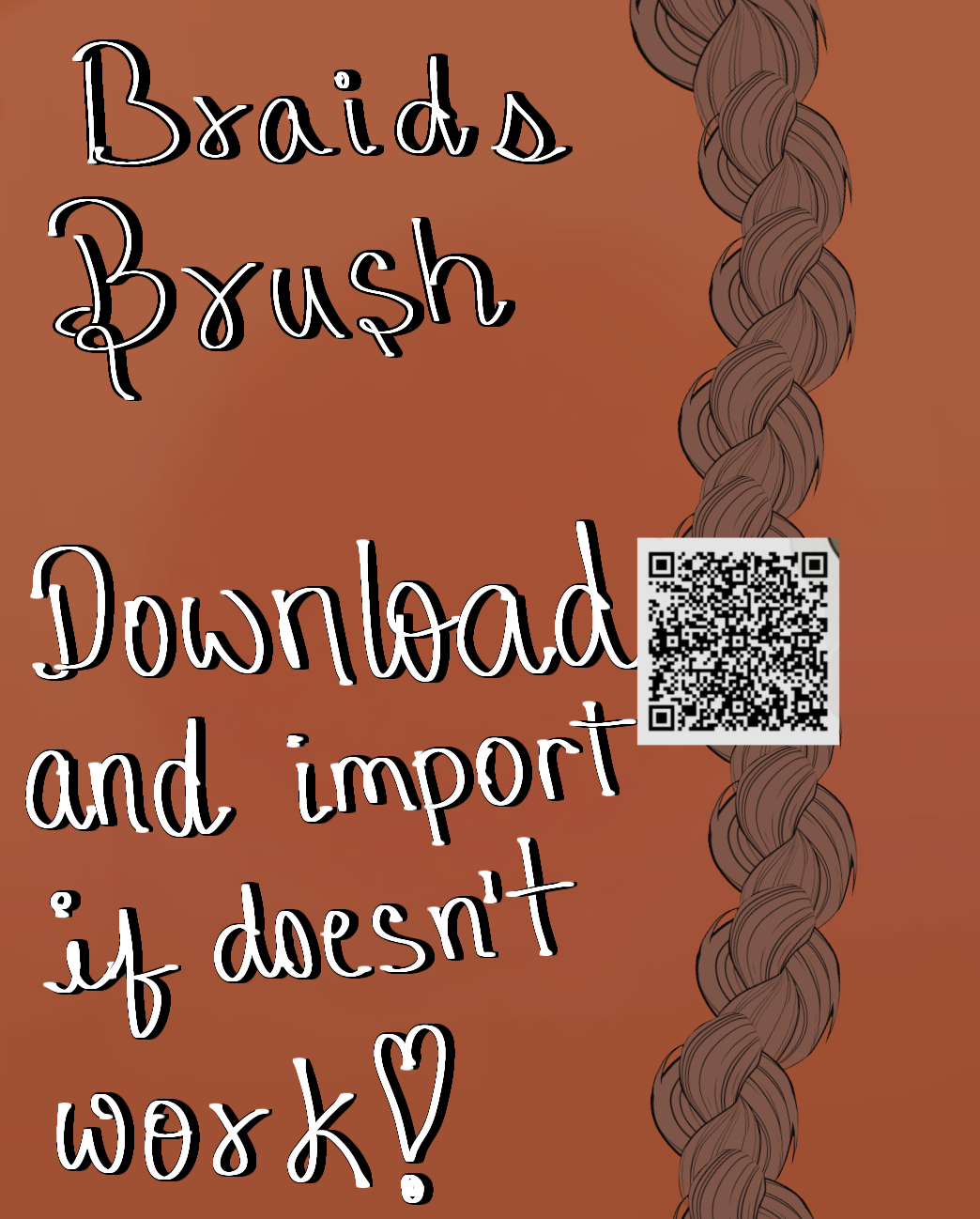 ~Braids QR brush~ - ibisPaint