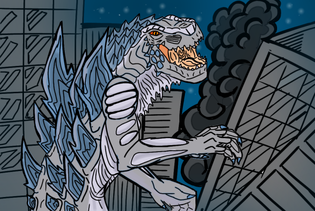 Godzilla 98👌;) - ibisPaint