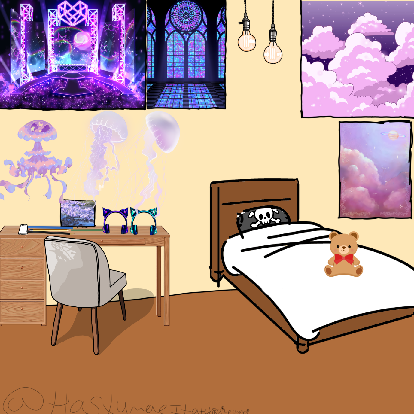 My dorm - ibisPaint
