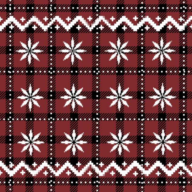 Pattern nordic 2 Red - ibisPaint