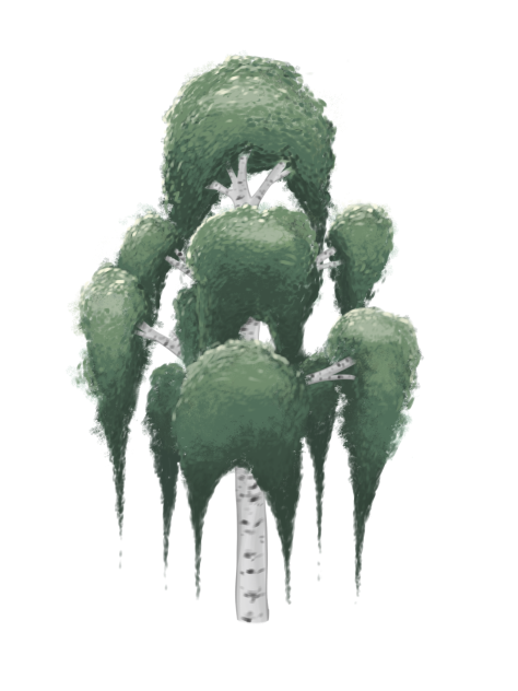 Birch tree - ibisPaint