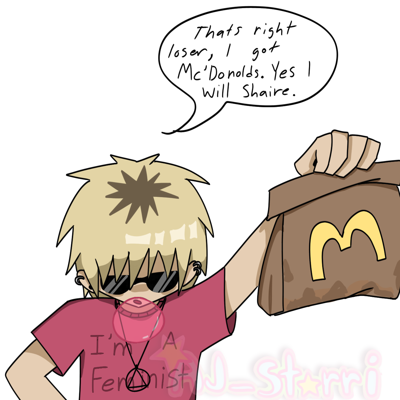 Miguel got us McDonald's!!! - ibisPaint