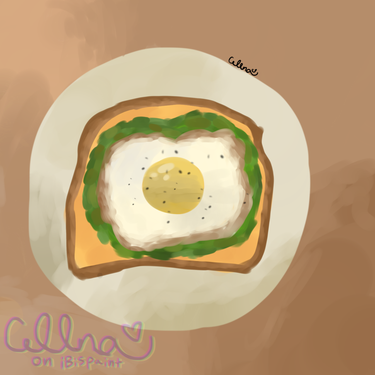 Toast😋 - ibisPaint