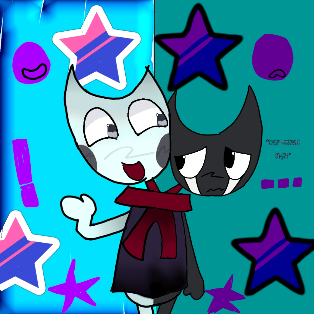 Collab with space - ibisPaint