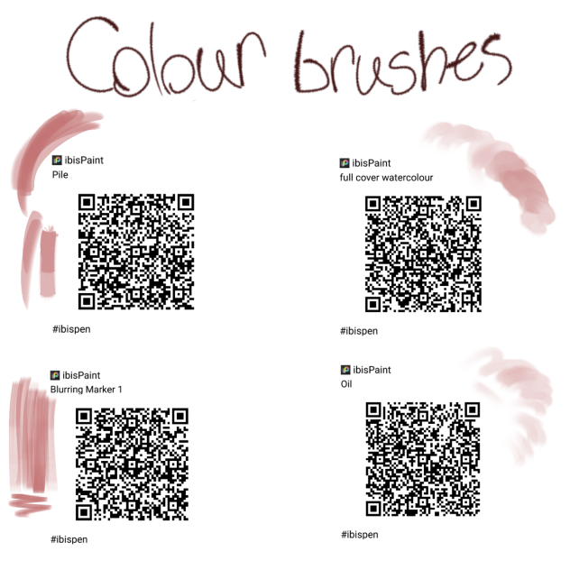 Colouring brushes for painting - ibisPaint