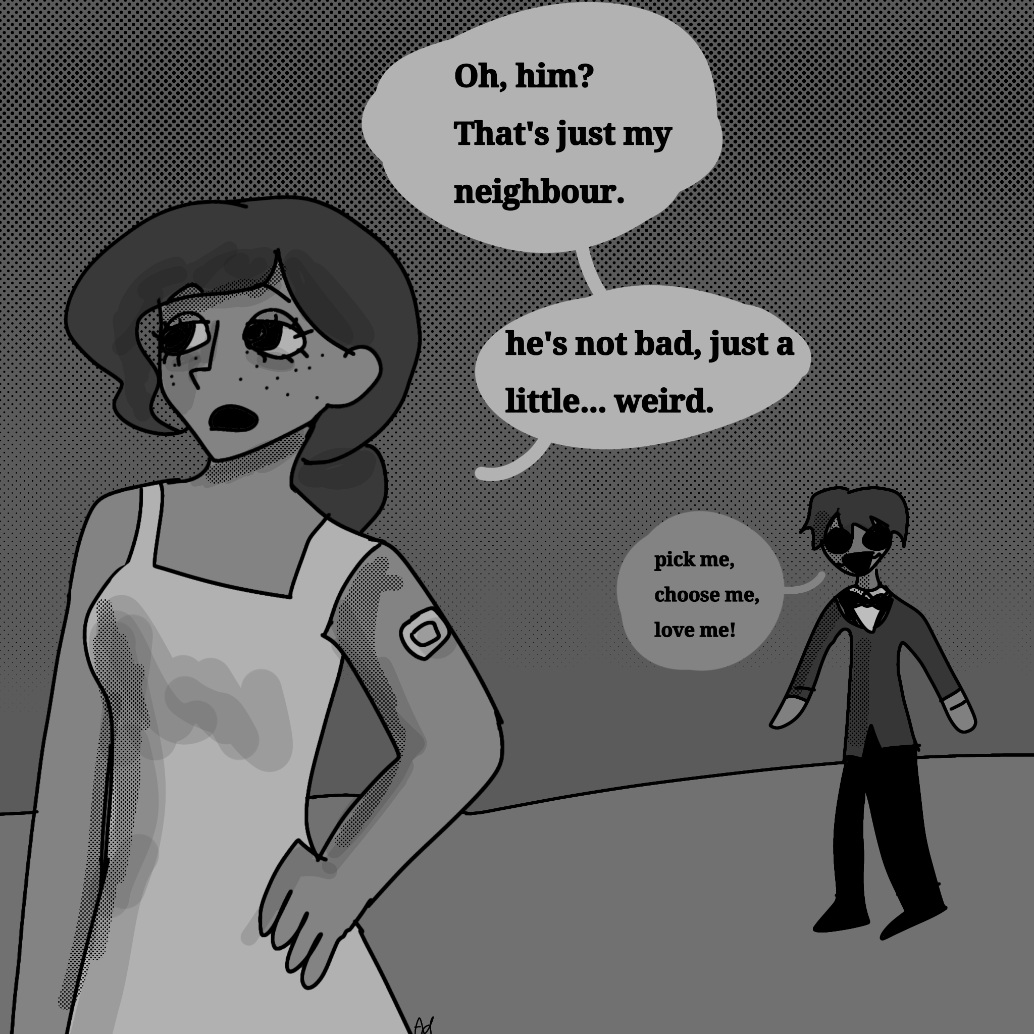 Weird neighbours - ibisPaint