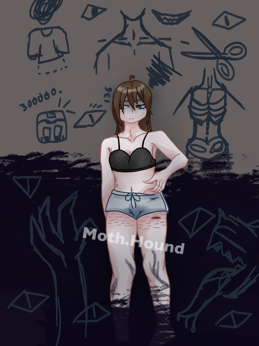 Disgust stirs inside - ibisPaint