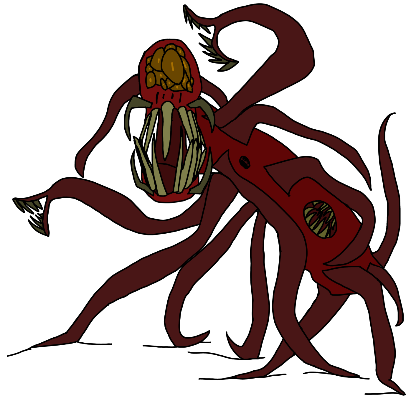 Amoeba work in progress - ibisPaint