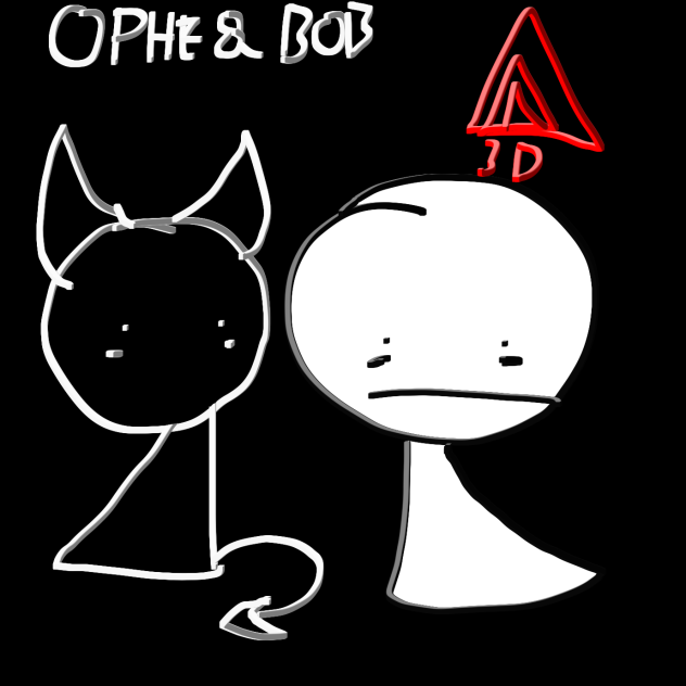 3d ophe and bib - ibisPaint