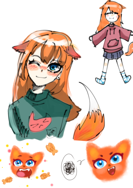 fox girl idk - ibisPaint