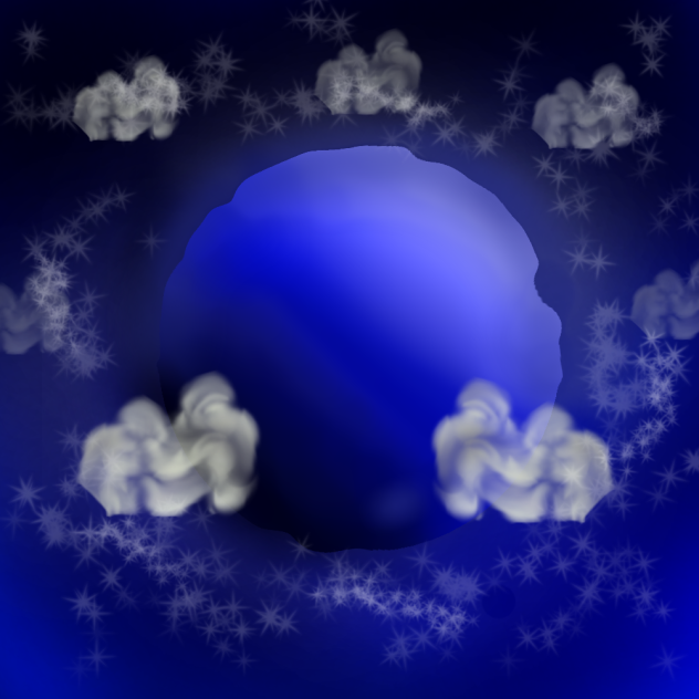 blue moon - ibisPaint