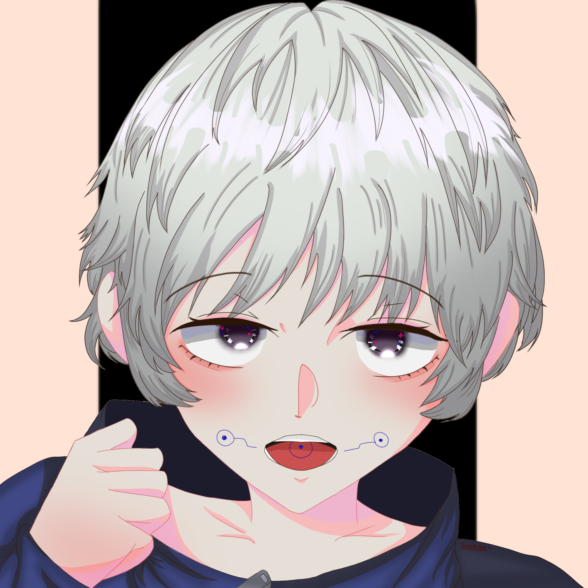 Inumaki Toge from Jujutsu Kaisen - ibisPaint