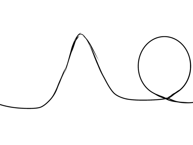 lazy roller coaster - ibisPaint