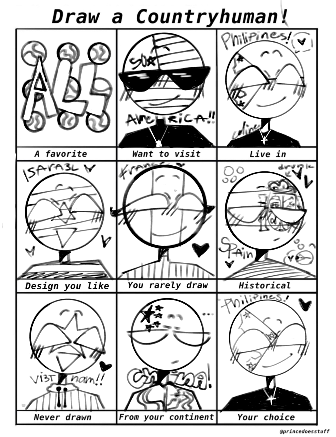 Draw a Country Human collab !! - ibisPaint