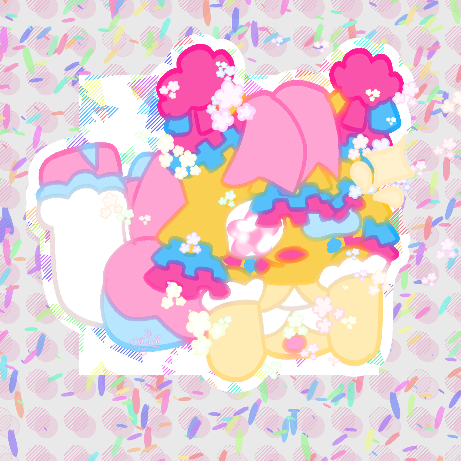 Loving Glances Filled with Joy - ibisPaint