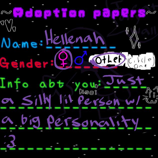 Ivy's Adopt. Papers 😊 - ibisPaint