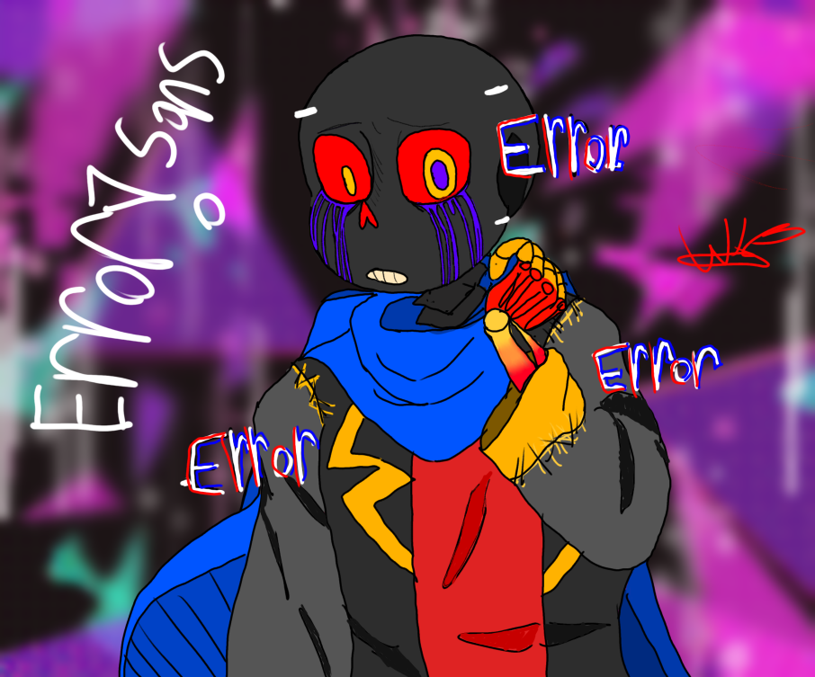 Error!sans ,hello - ibisPaint