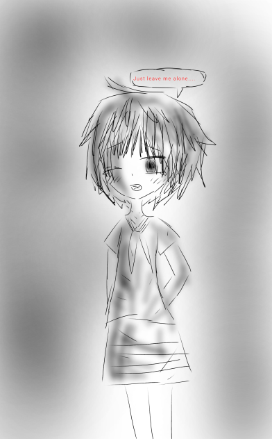 Leave me alone.... - ibisPaint