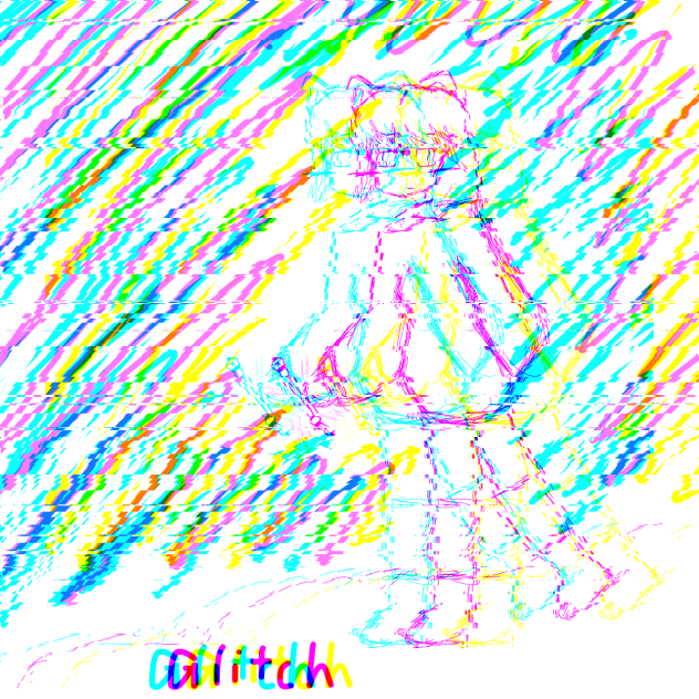 Glitch girl - ibisPaint