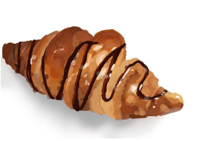 The stamp material croissant 🥐 - ibisPaint