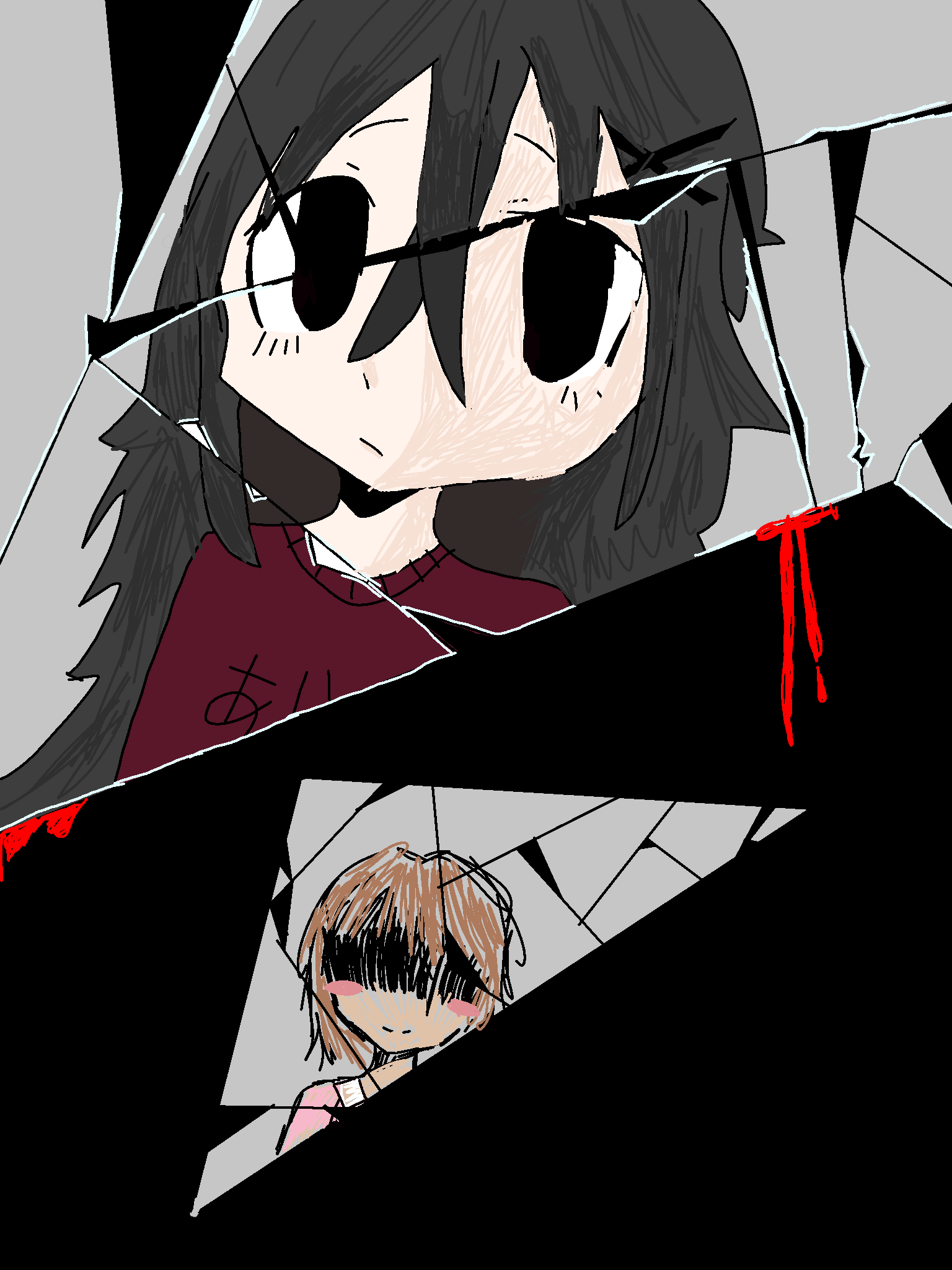 shattered glass - ibisPaint