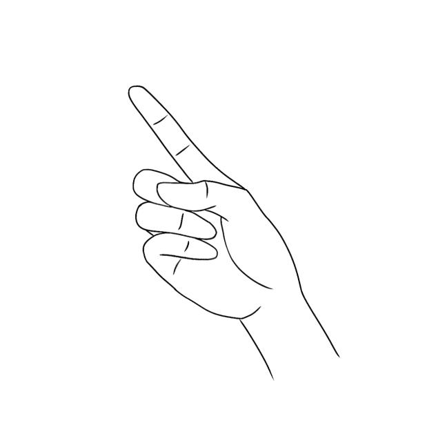 Hand tracing sketch 2 - ibisPaint