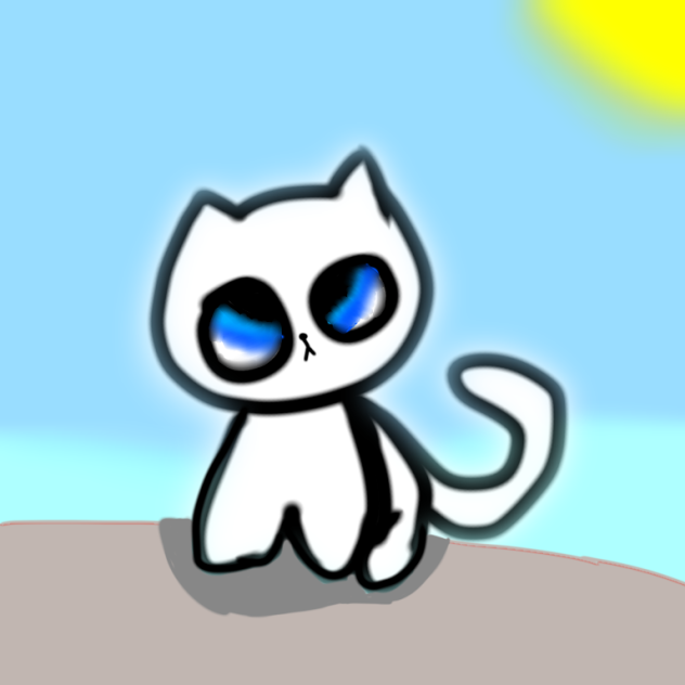 Sun cat 🐱 🌞 - ibisPaint