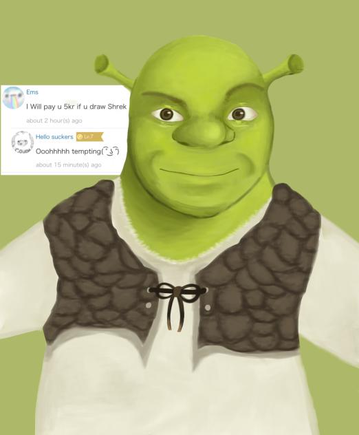 Shrek. Yup shrek. - ibisPaint