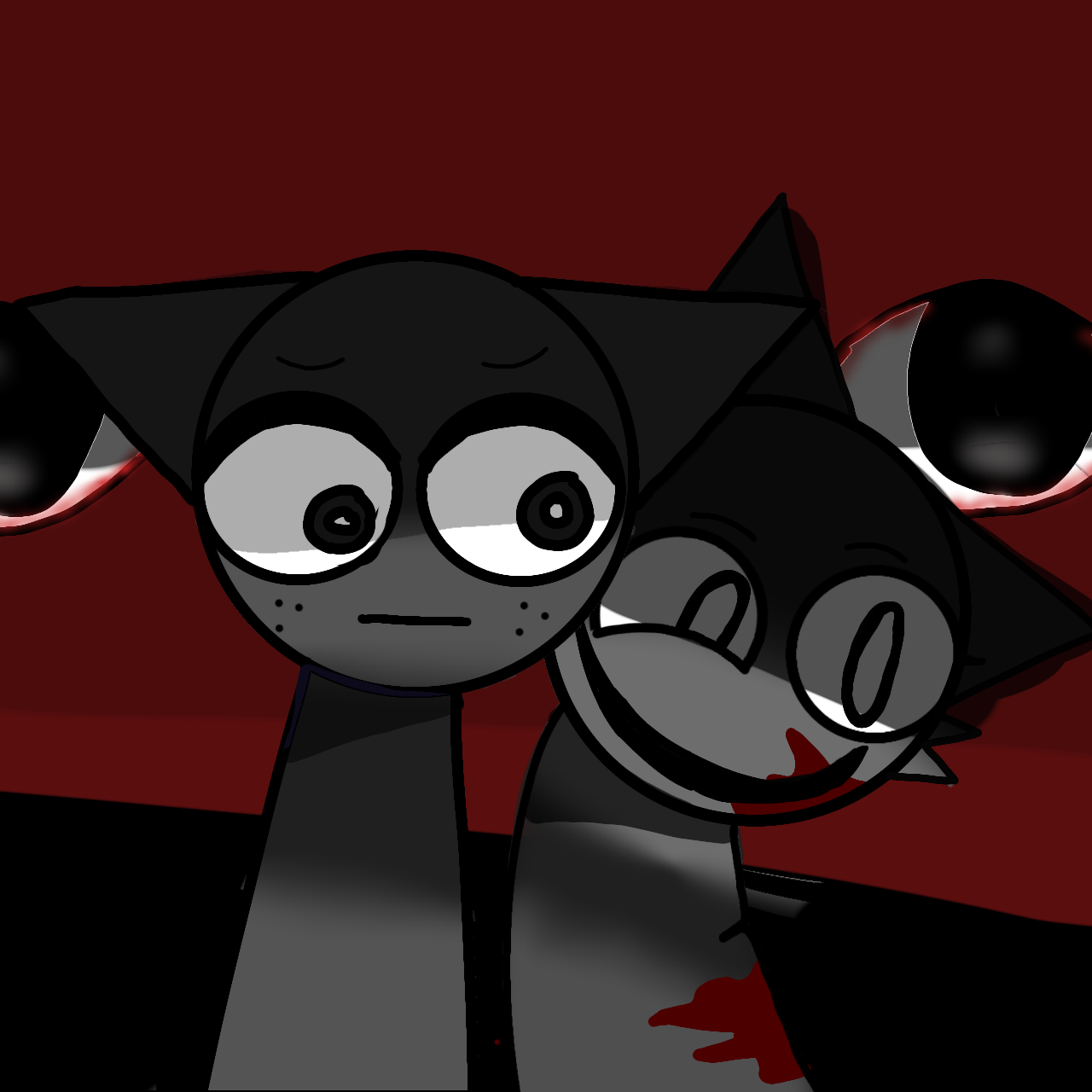 sprunki wenda and gray - ibisPaint