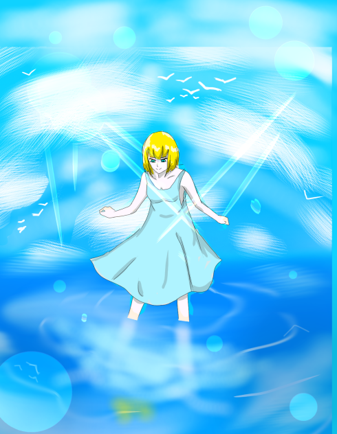 Heavenly reflection - ibisPaint