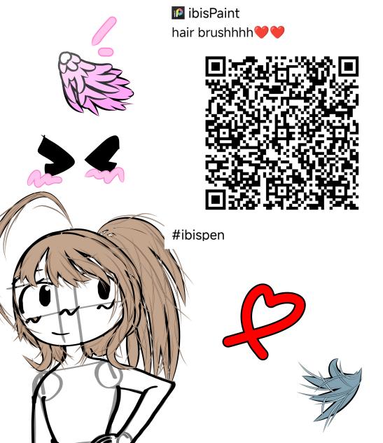 basic hair brush - ibisPaint