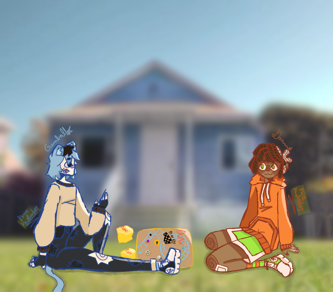 gumball and darwin human fanart!! - ibisPaint