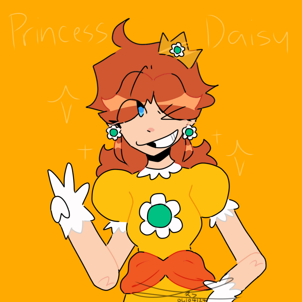 Princess Daisy💗🌼 - ibisPaint